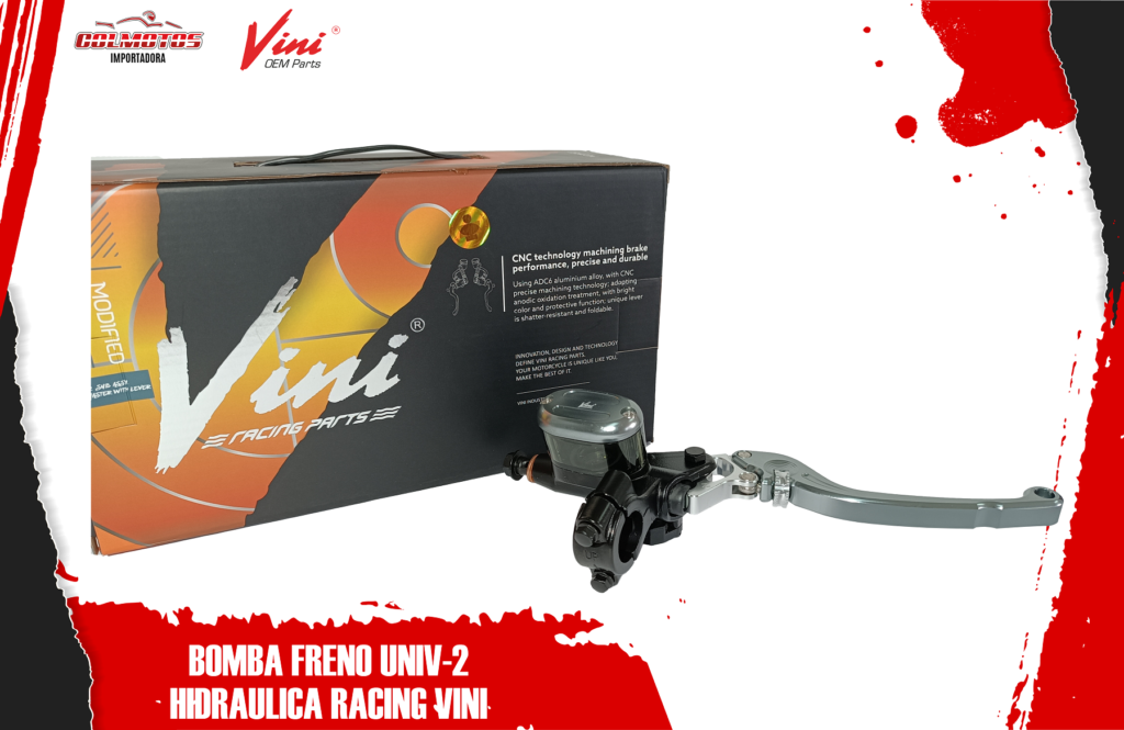 BOMBA FRENO HIDRAULICA UNIV 2 RACING vini - importadoracolmotos.com
