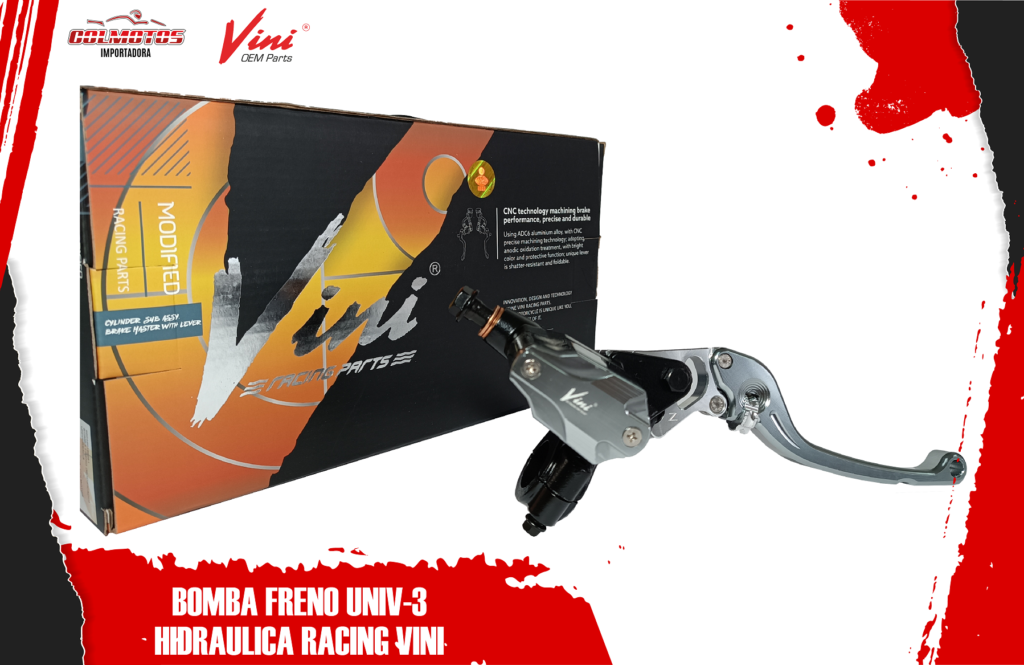 BOMBA FRENO HIDRAULICA UNIV 3 RACING vini - importadoracolmotos.com